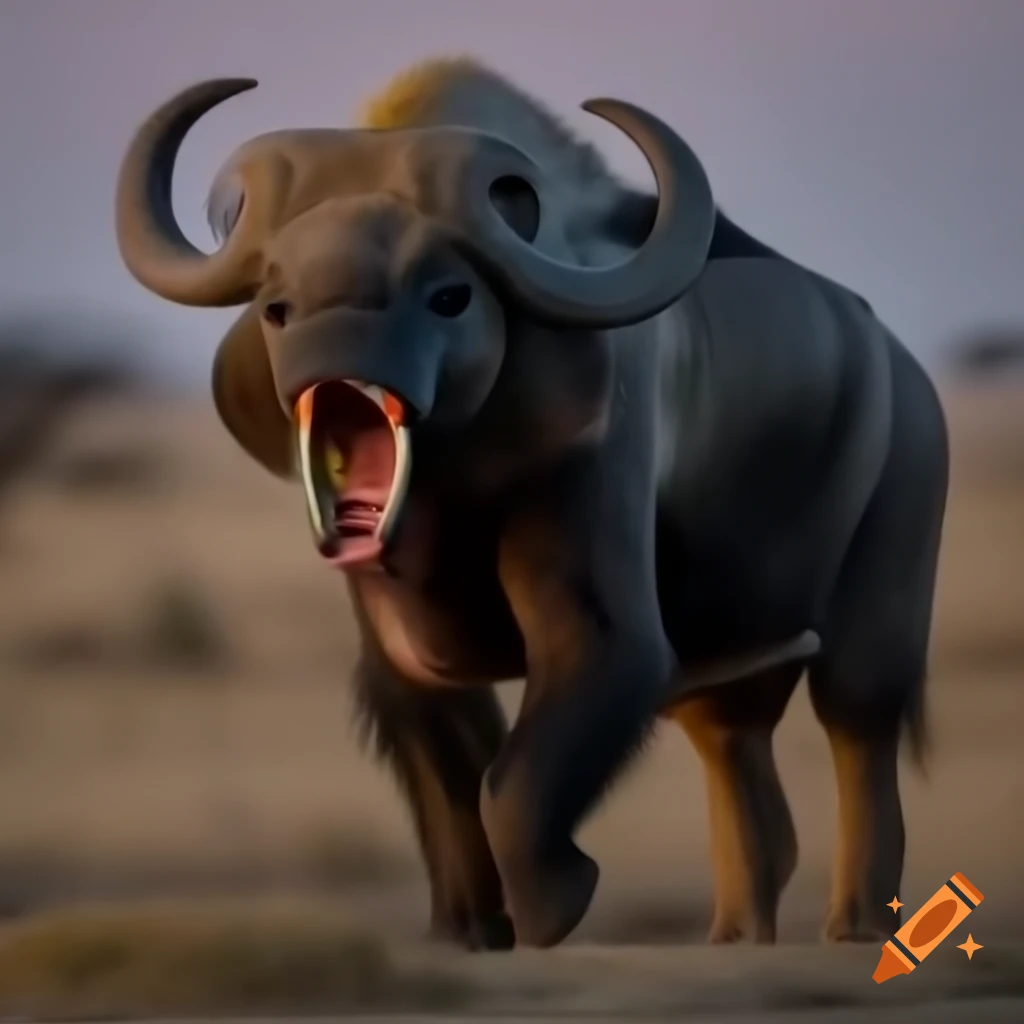 Chimera creature with features of various animals, including African ...