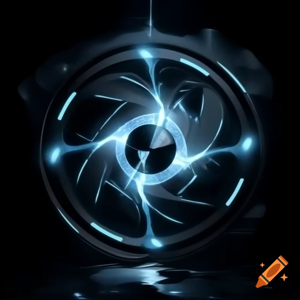 Contemporary Wheel of Life design with streamlined contours and ...