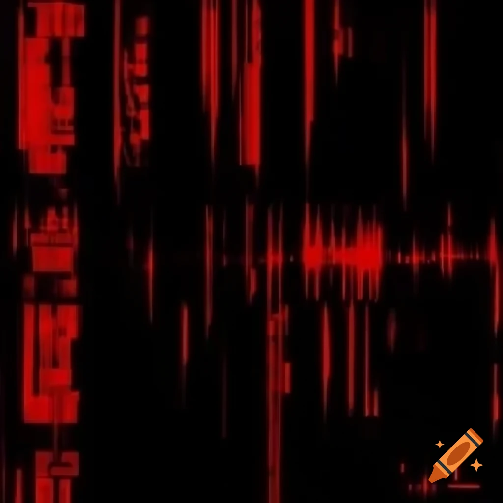 Dark abstract album cover with glitch text 'I Am the Poison', red and ...