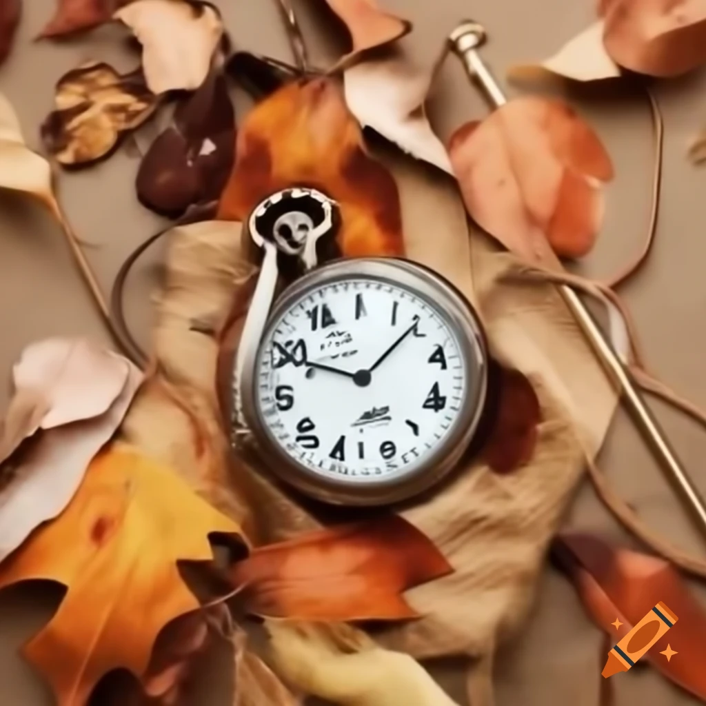 Rusty pocket watch falling slowly into dark water on Craiyon
