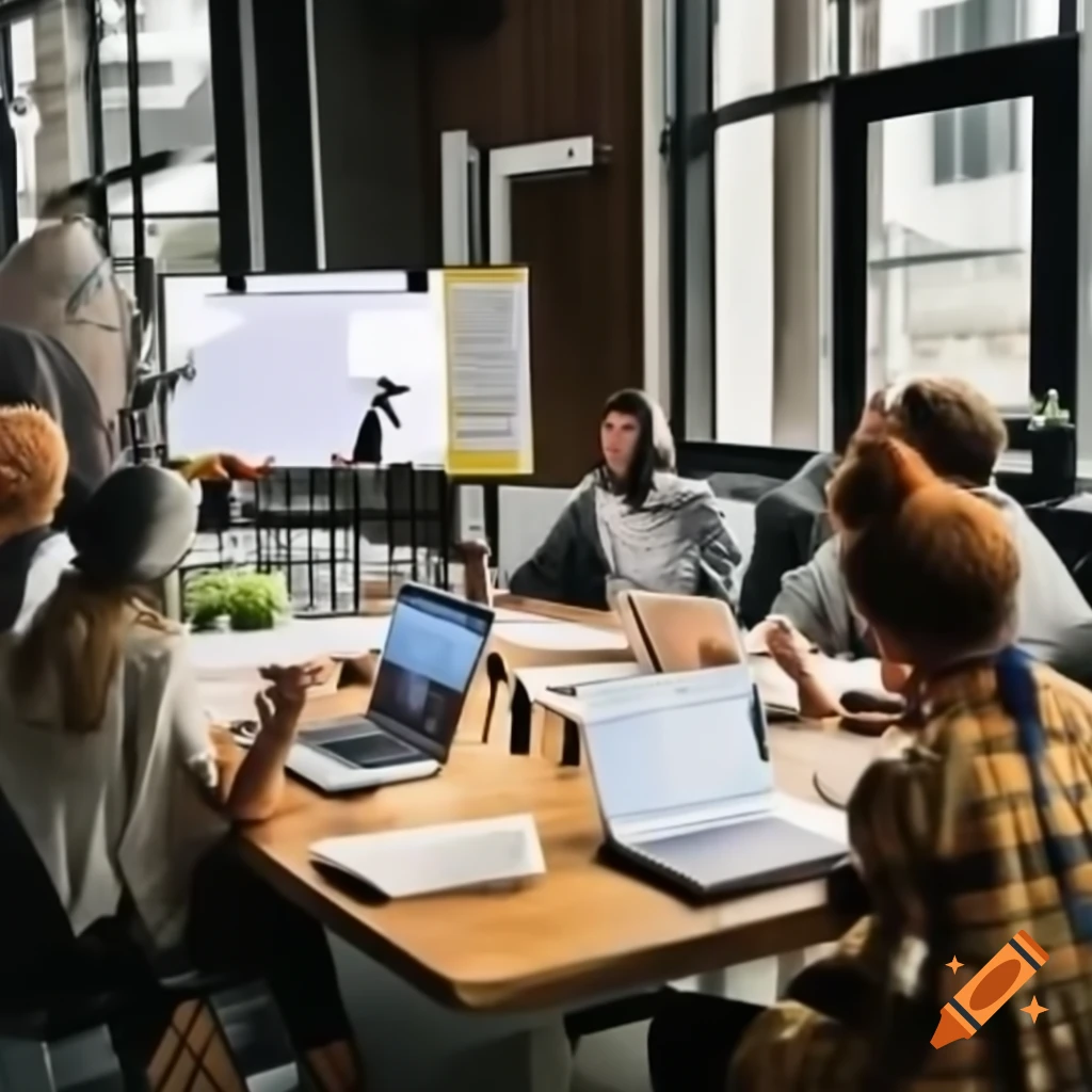 Corporate events for team collaboration and networking on Craiyon