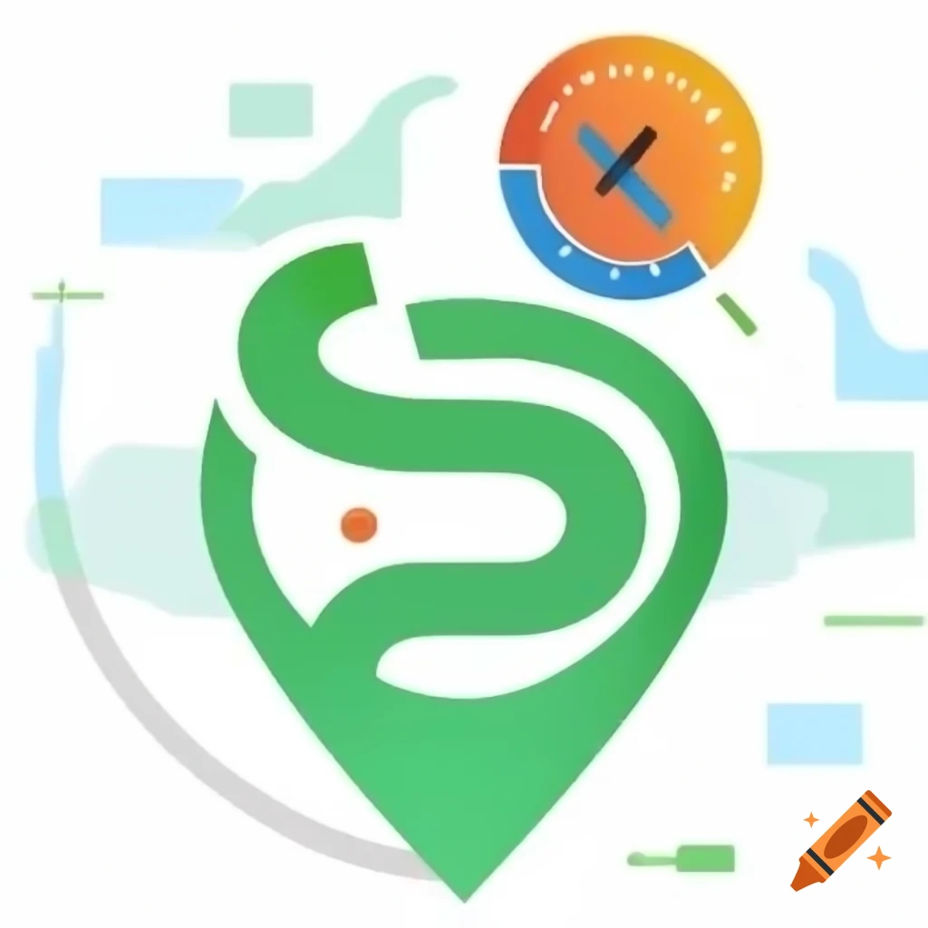 Logo concept for map tracker app featuring winding trail and ...