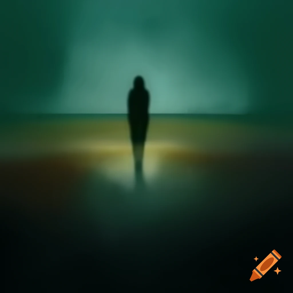 Abstract representation of despair and sadness from a breakup on Craiyon