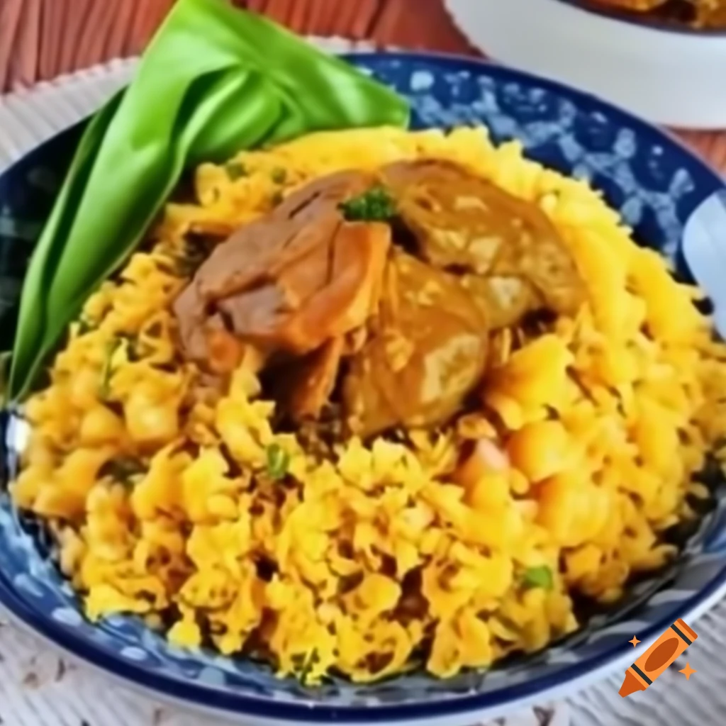 Delicious Jolof rice, a traditional Senegalese dish on Craiyon