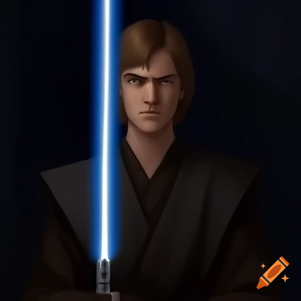 Anakin Skywalker from Star Wars: The Clone Wars in a dramatic pose on ...