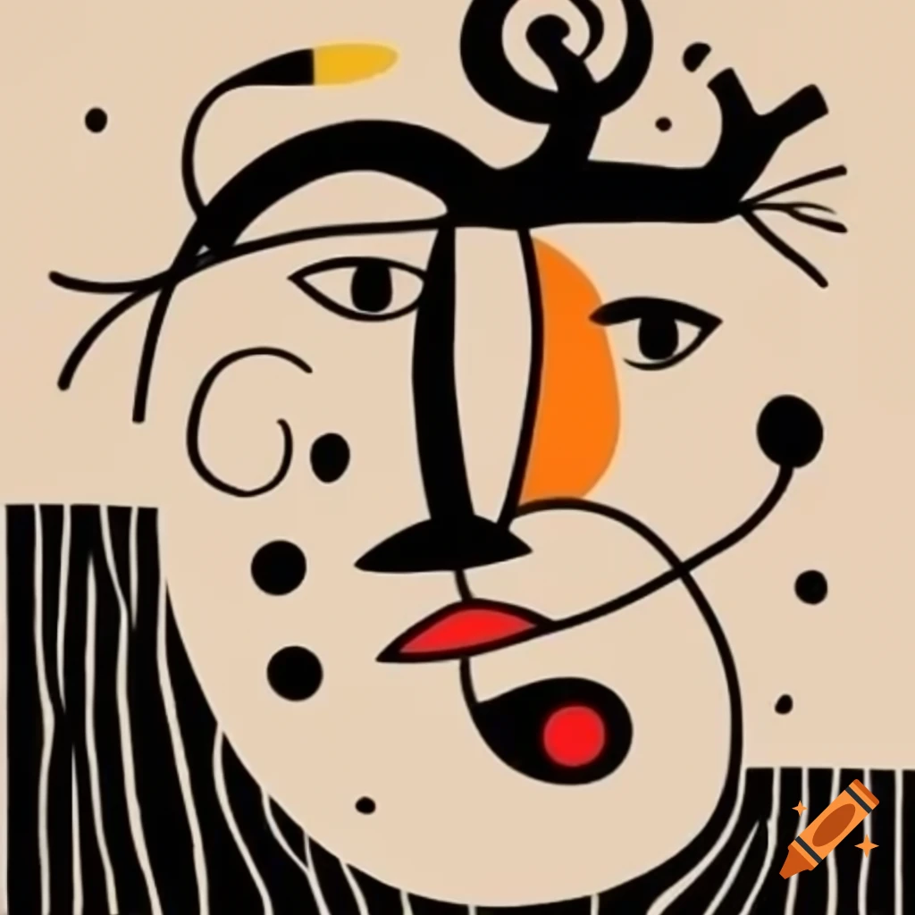 Abstract minimalist face design in Fibonacci grid with geometric lines ...