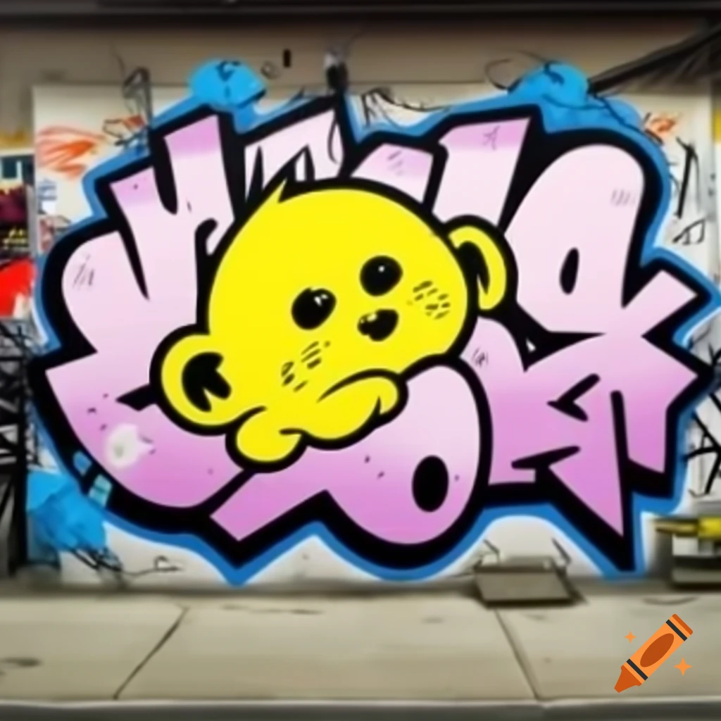 Graffiti images created on Craiyon