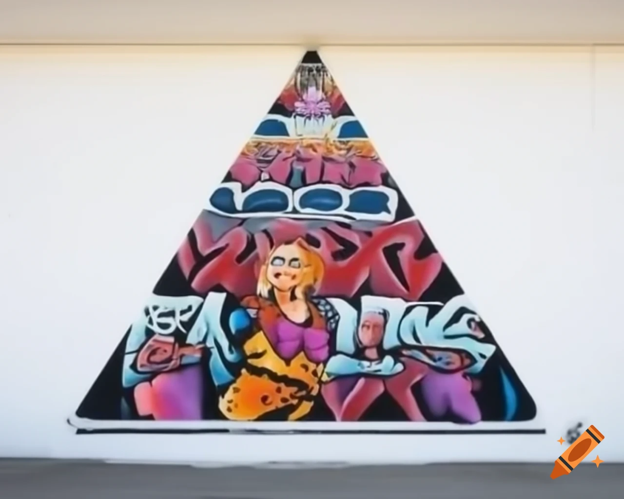 Graffiti images created on Craiyon