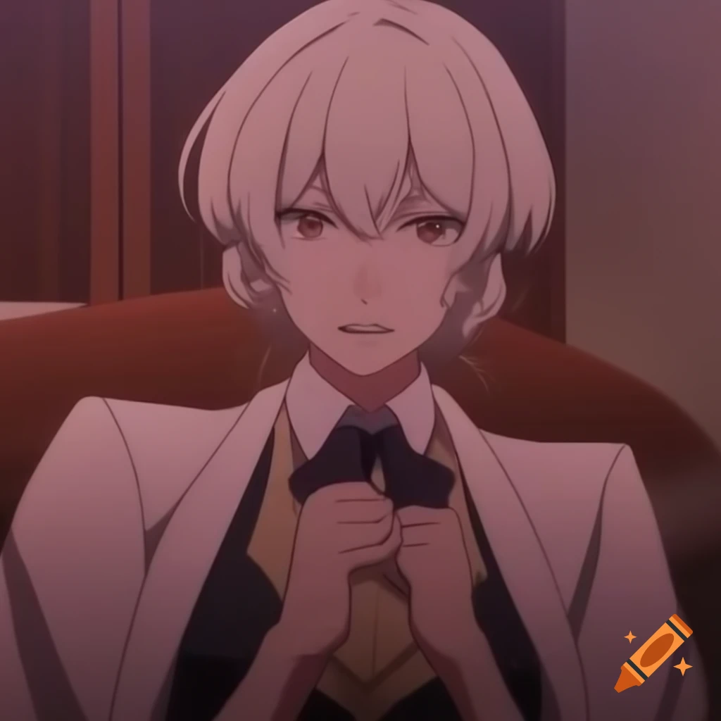 A beautiful woman from the 30s in anime style, featuring black hair and ...