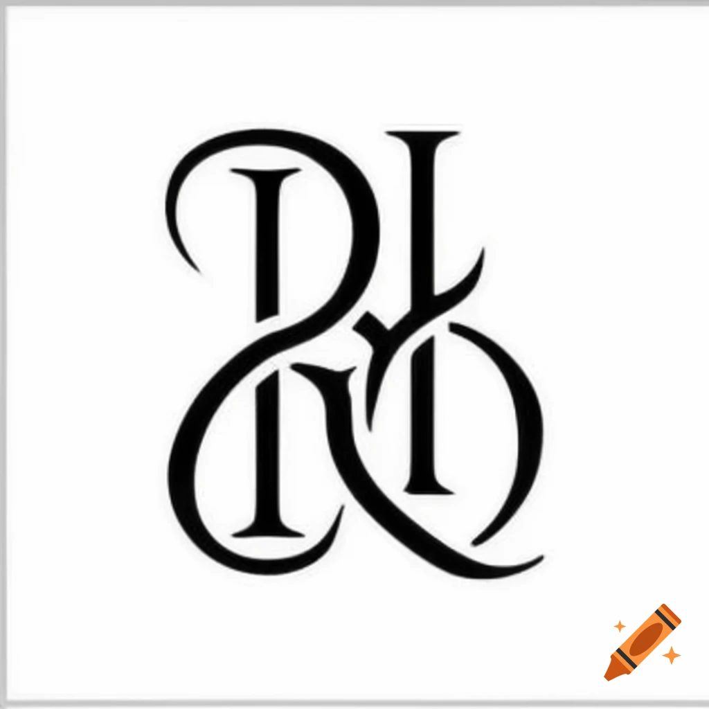 Redesign concept for a 2D monogram for any company on Craiyon