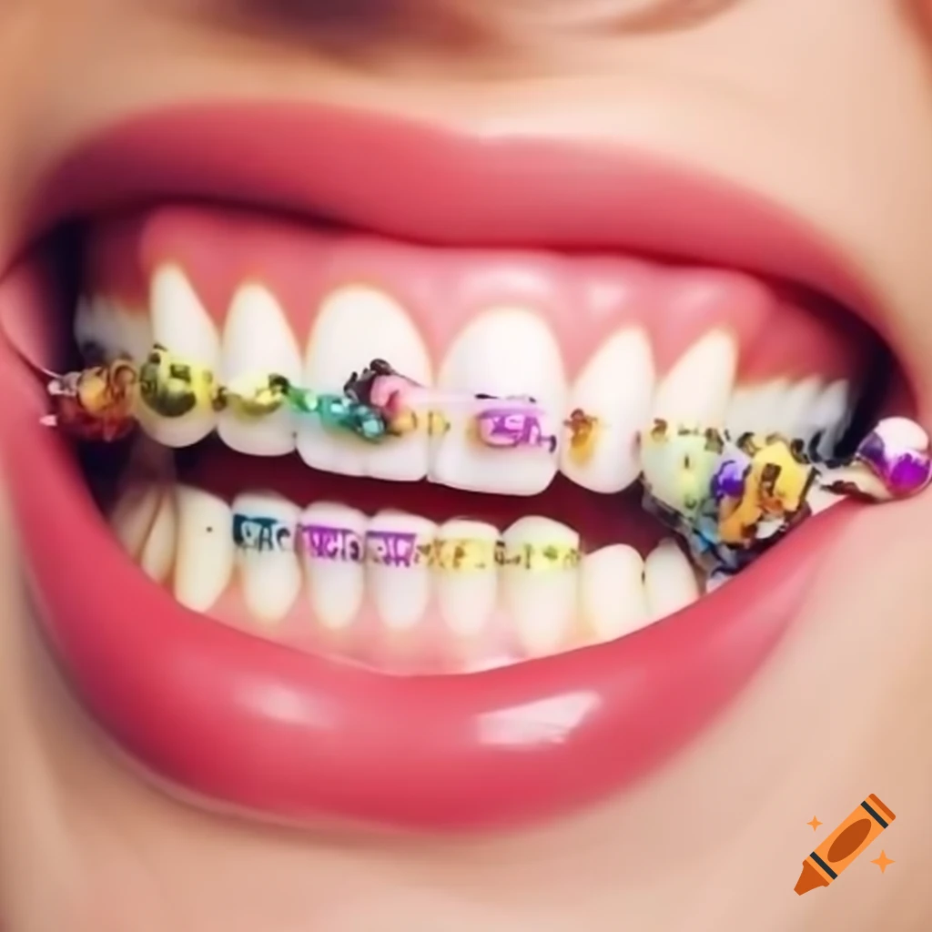 Beautiful decorative teeth for Easter celebration on Craiyon