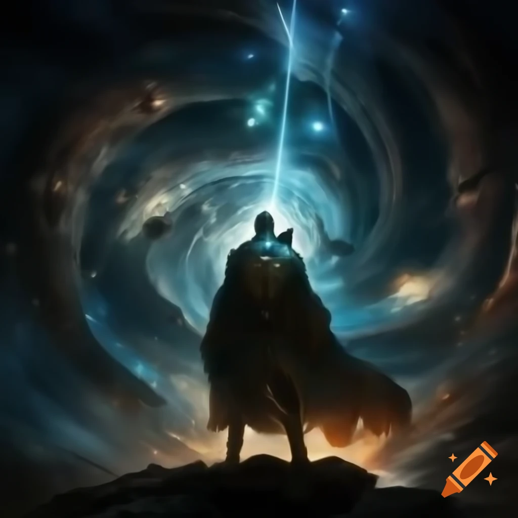 Interdimensional traveler with superhuman powers battling powerful ...