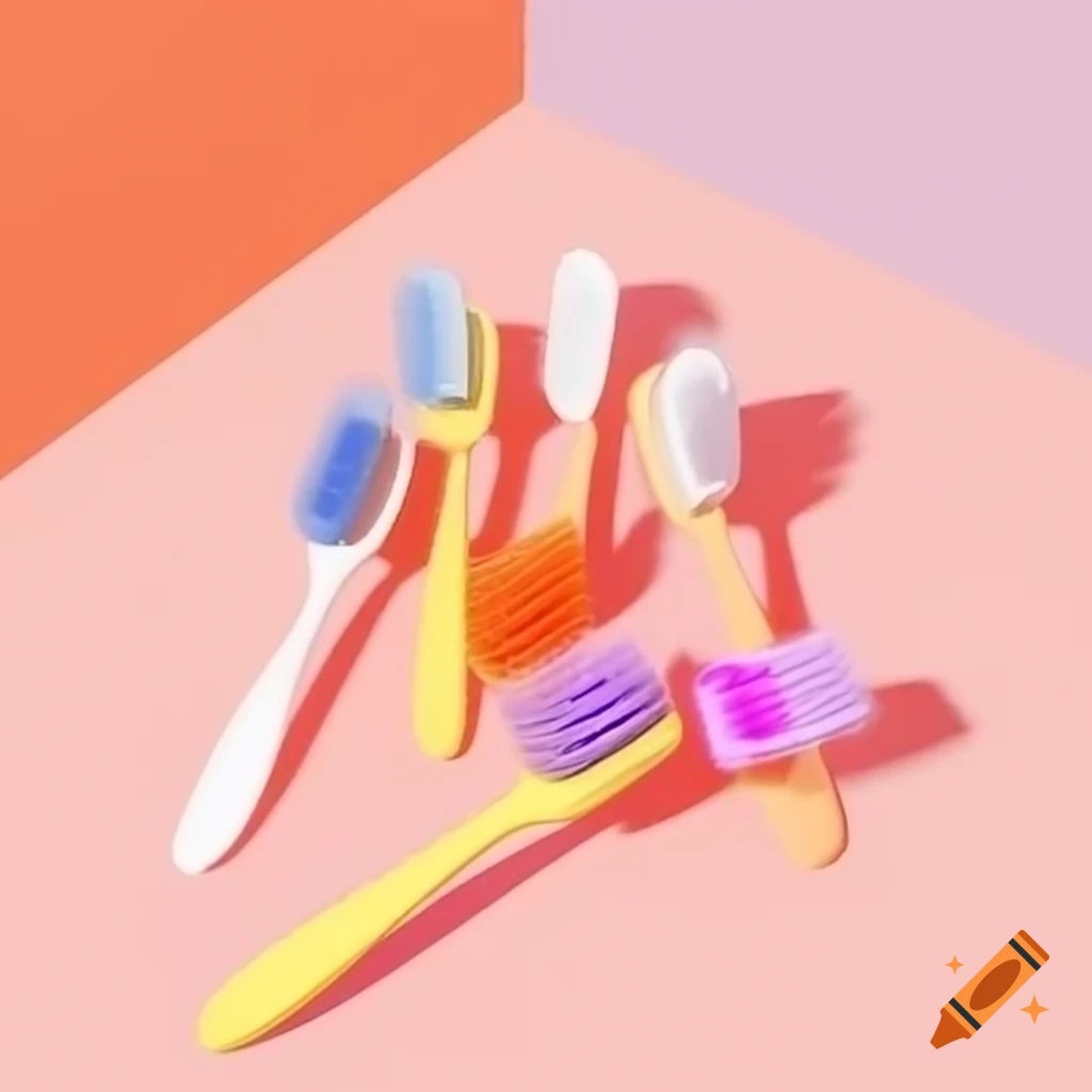 Toothbrush designs inspired by natural elements on Craiyon