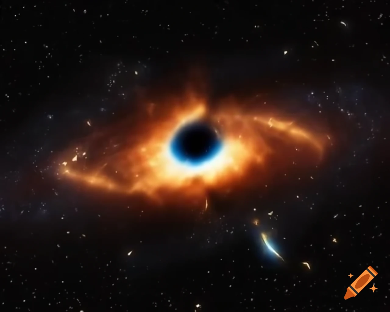 Hyper-realistic portrait related to quantum physics on Craiyon