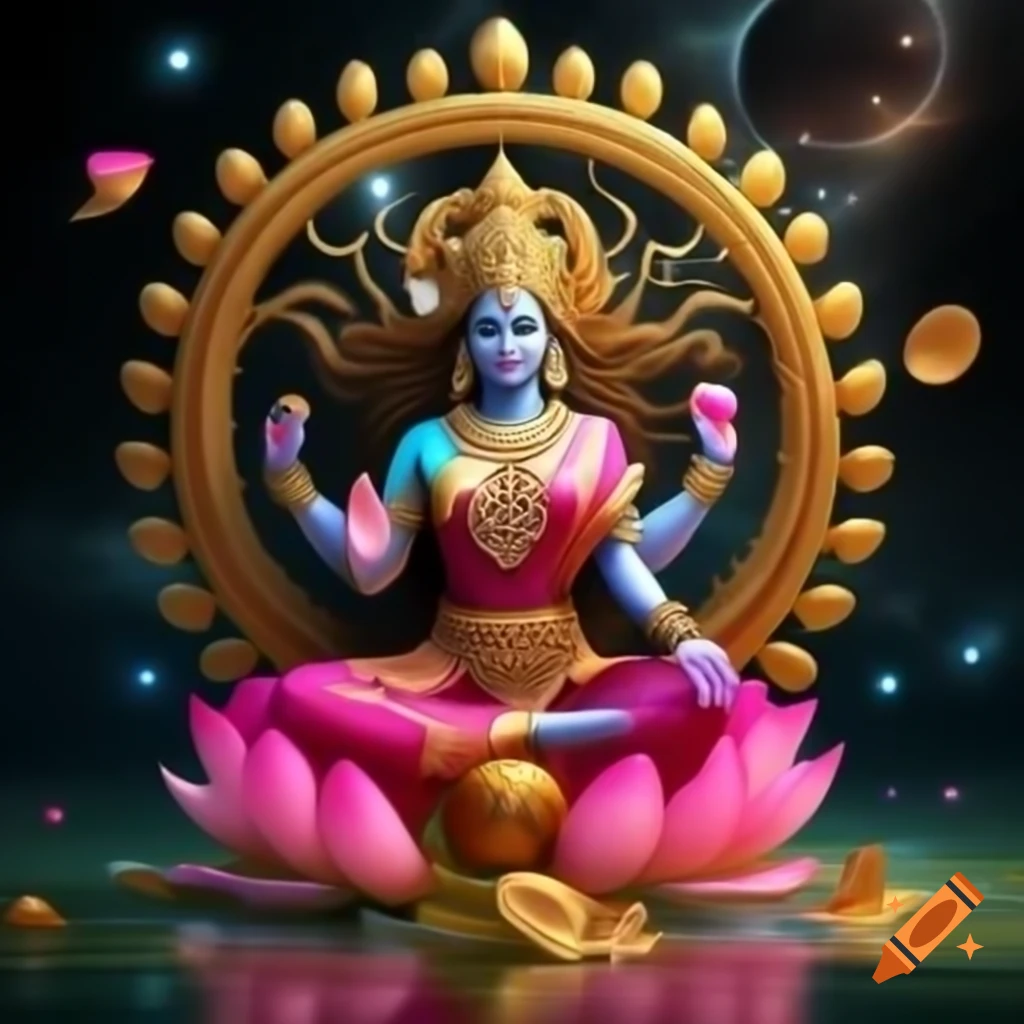 Divine artwork of Lord Shiva as Nataraja dancing in cosmic realm with ...