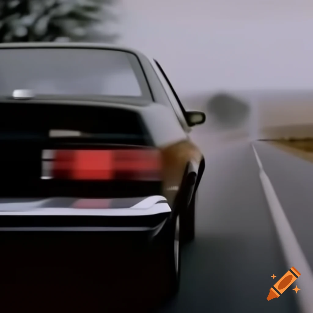 Black and white film noir driving scene with extreme close-up and ...