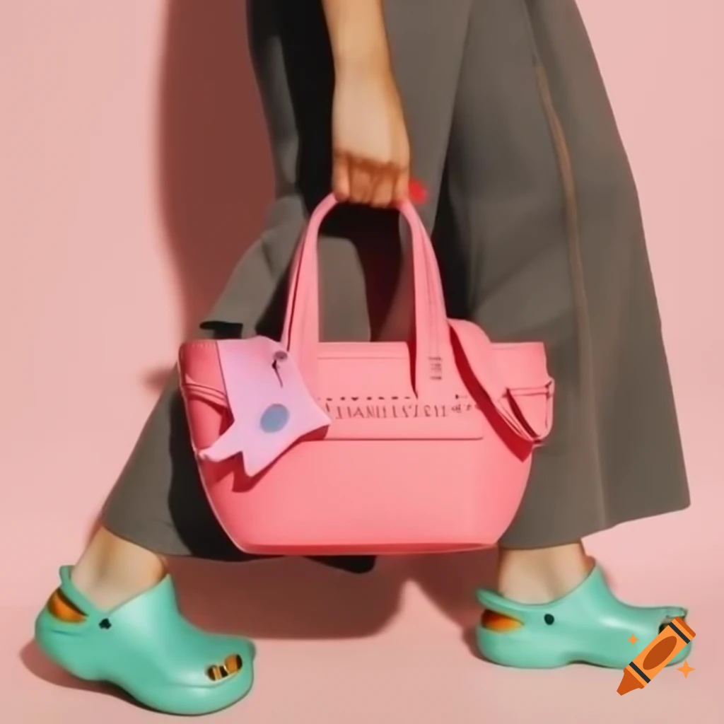 New Crocs brand backpack featuring the brand name on Craiyon