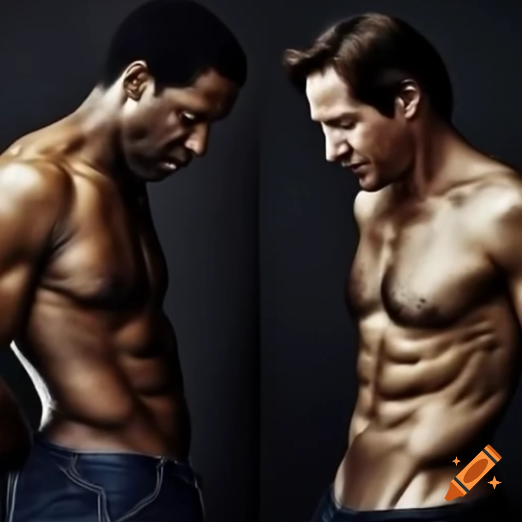 Denzel Washington and David Duchovny showcasing muscular physiques on ...
