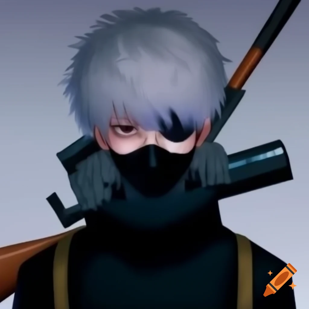 Character design inspired by Kaneki from Tokyo Ghoul and Sniper Mask ...
