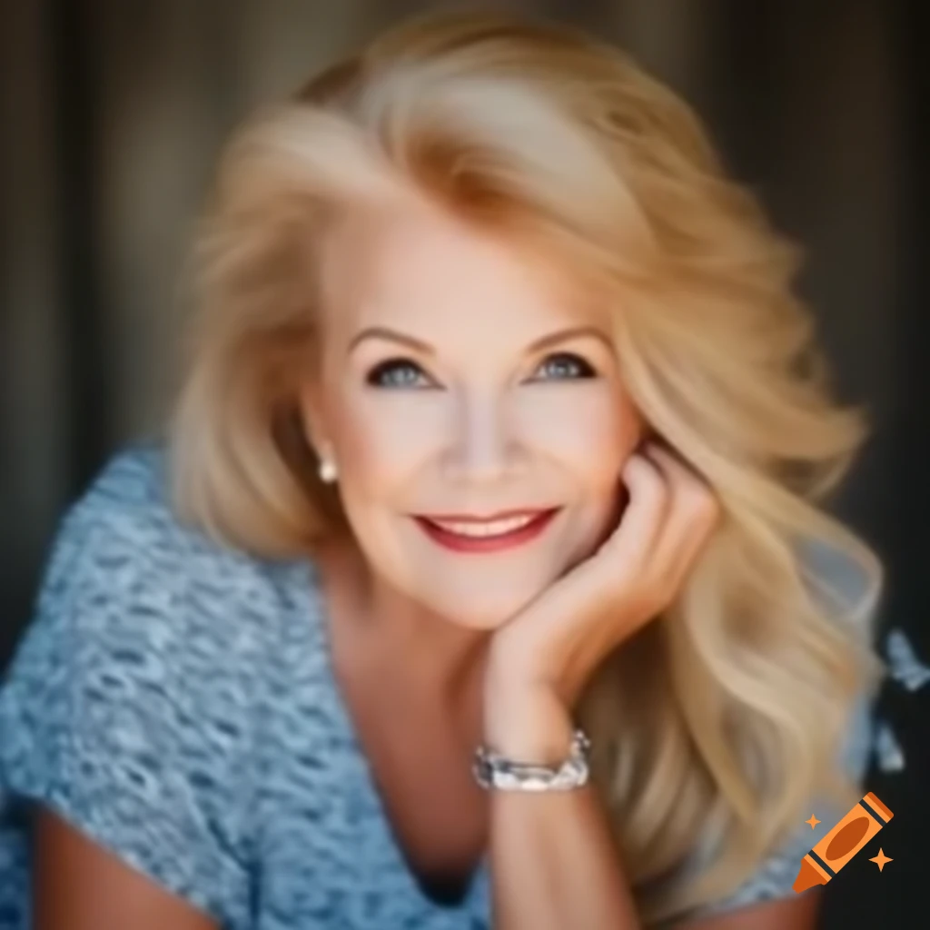 Southern woman named Dixie with honey blonde hair on Craiyon