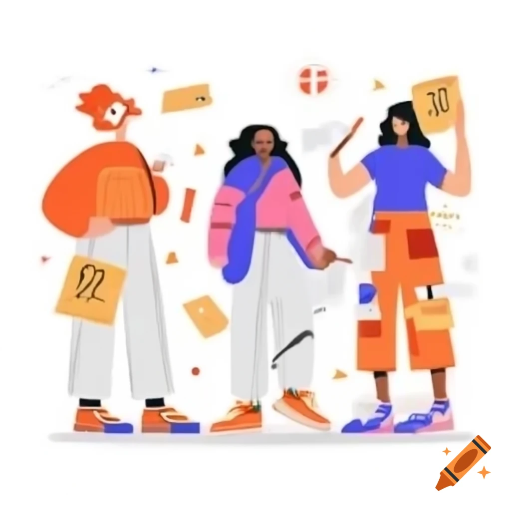 Inclusive mural art concept for vocational institute supporting ...