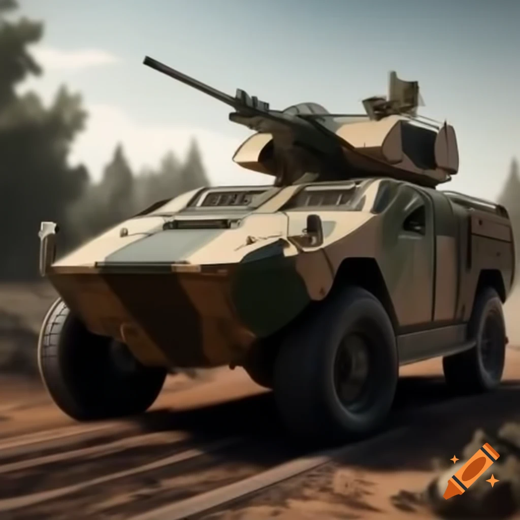 Realistic depiction of XM800T armored scout vehicle from 1970s ...