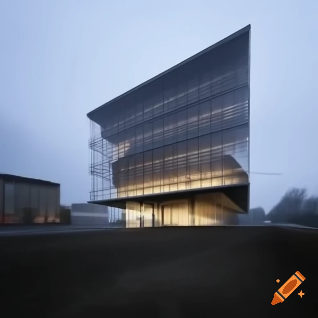 Shadow of a building cast on the ground on Craiyon