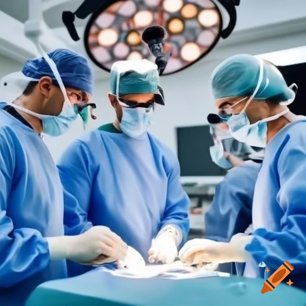 A4 sized poster for applied surgical science and critical care on Craiyon