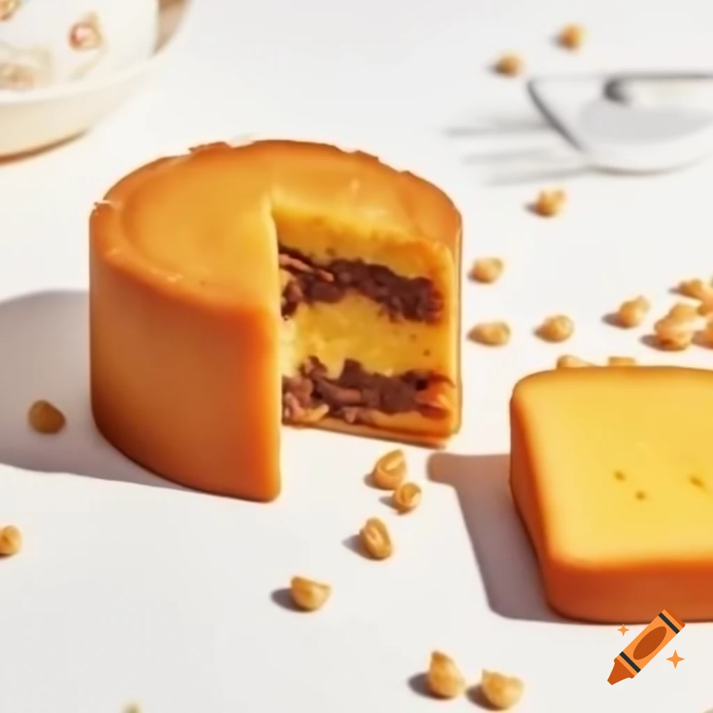 Gingerbread house diorama on white background with toast and crunch ...