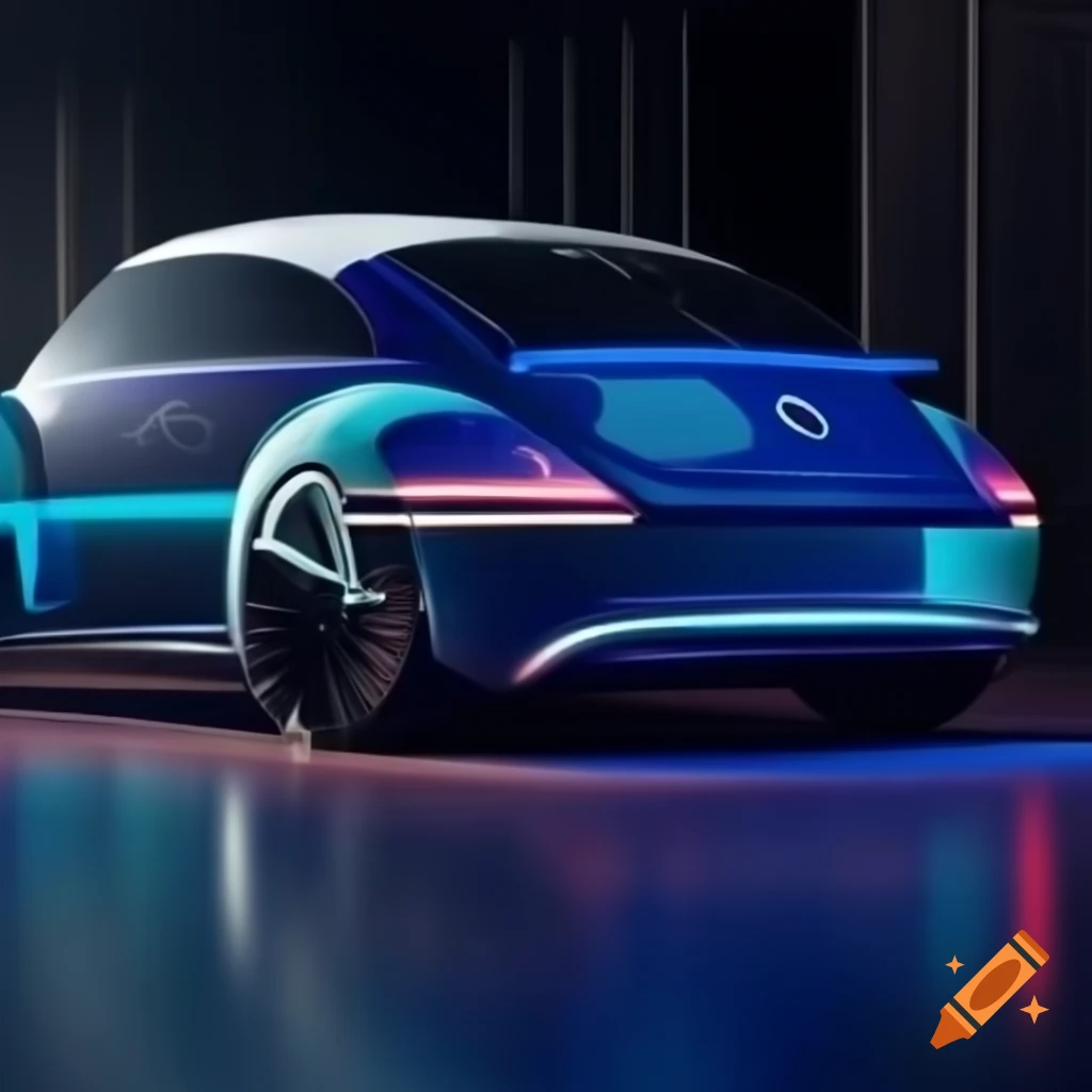 Ultra-realistic rendering of 2025 Volkswagen Beetle from back ...