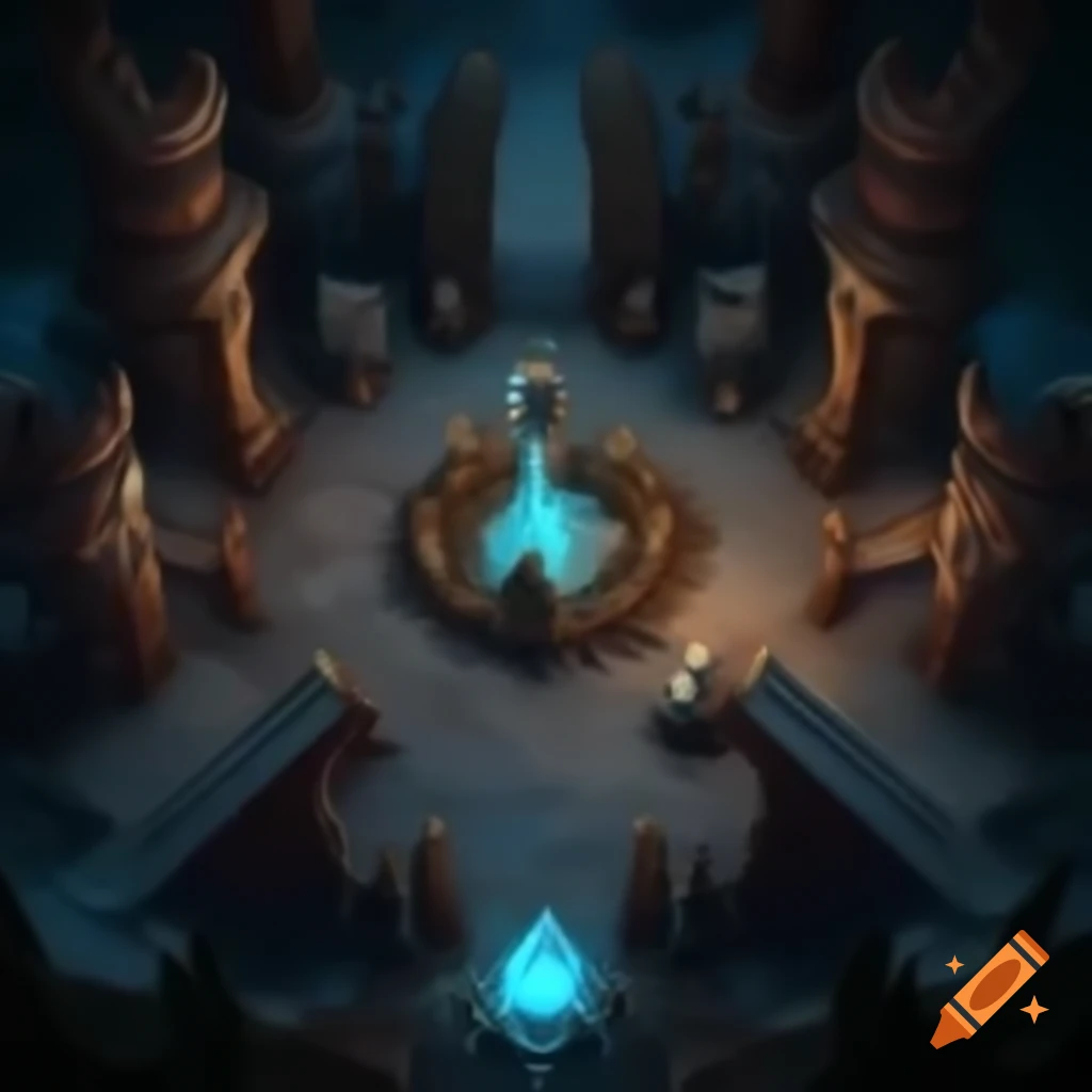 Isometric view of MMORPG boss battle featuring crystalline dragon and ...