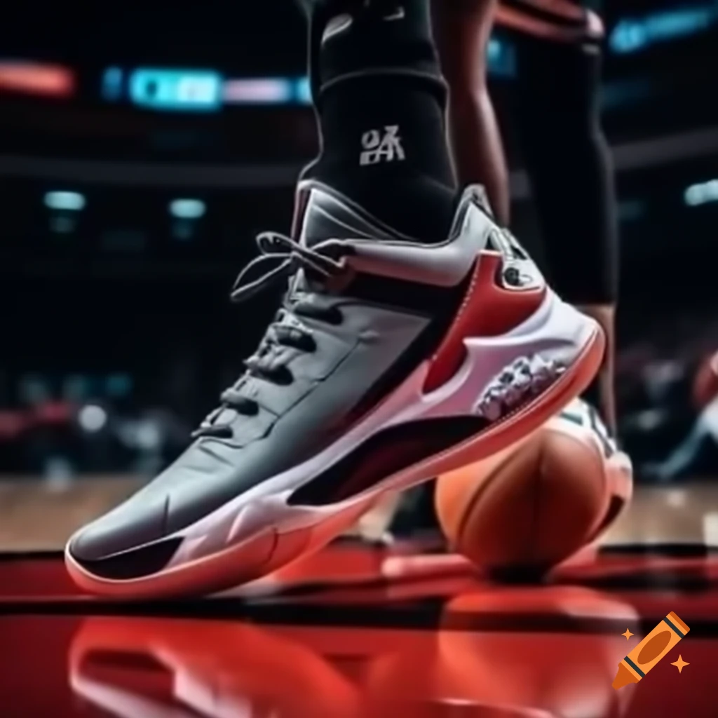 High-performance basketball shoe designed for agility and ankle support ...