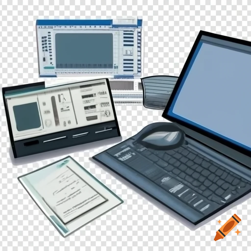 Communication setup between PLC and HMI in industrial automation on Craiyon