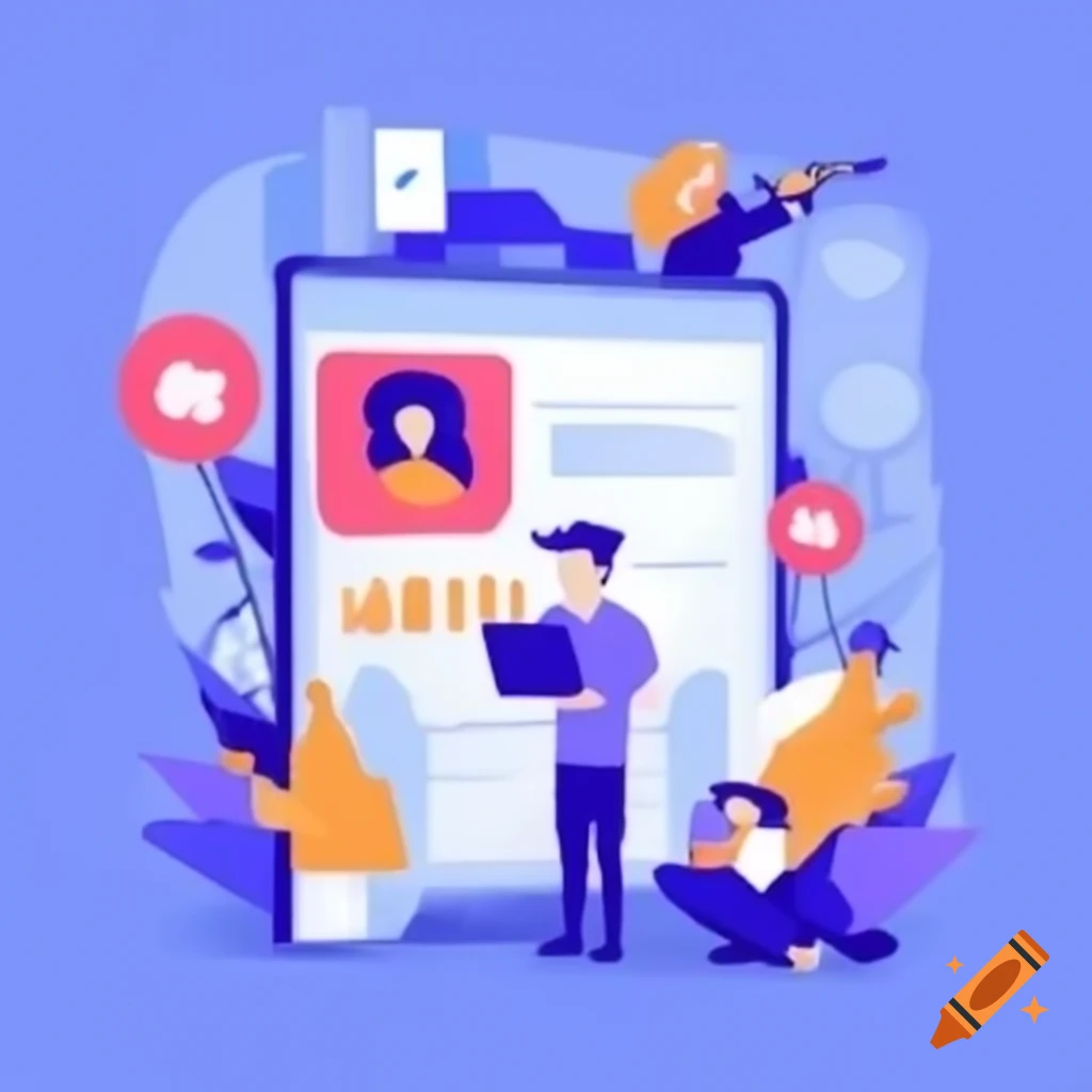 Simplified graphic illustrating functionality of social media tools for ...