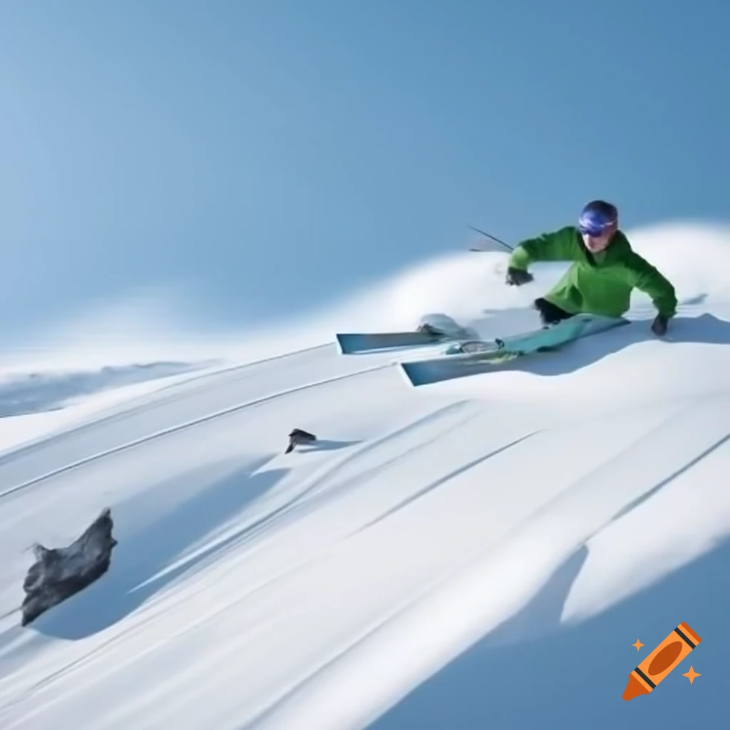 Hyper-realistic cold ski resort winter aesthetic on Craiyon
