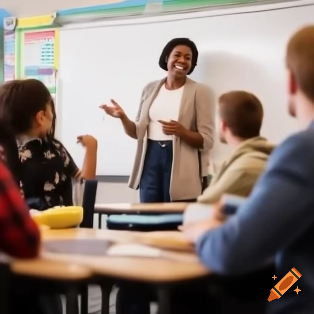 University students engaging in lively discussion in a multicultural ...