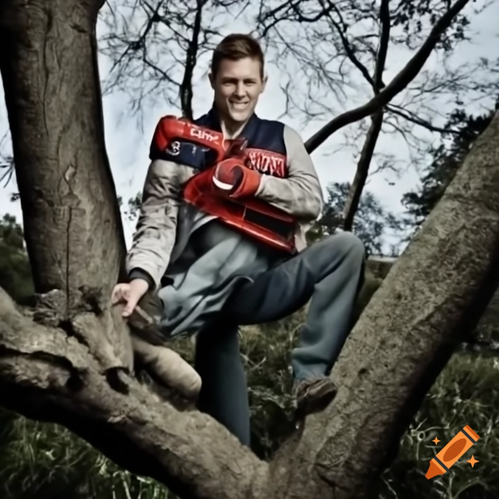 Unusual scene of an elderly man using a Milwaukee Sawzall to oddly cut ...