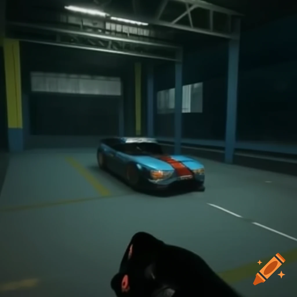 Startscreen design for 2D car video game on Scratch on Craiyon