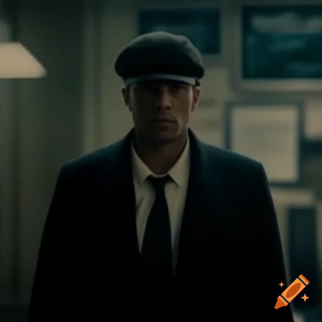 Gangster group scene with text 'Siméon øg' on Craiyon