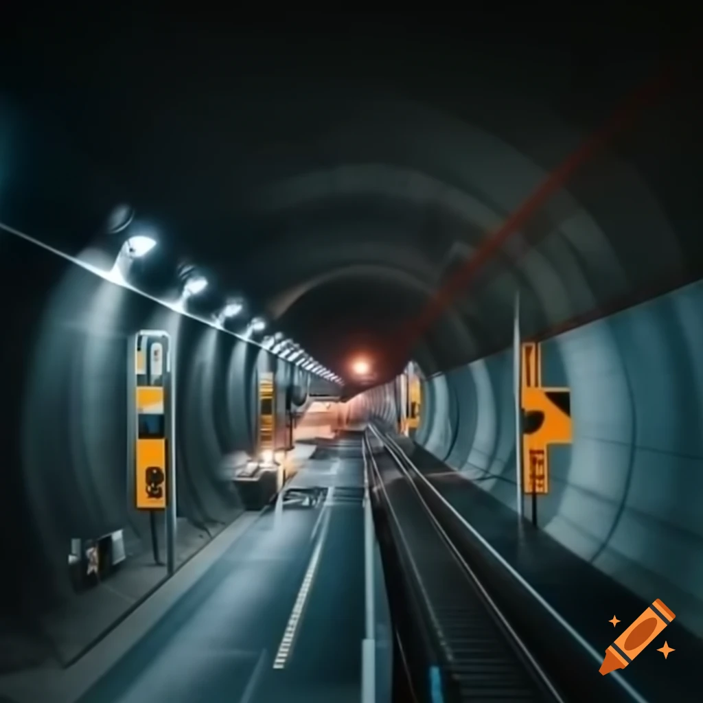 Conceptual design of Atlantic Tunnel connecting France to America with ...