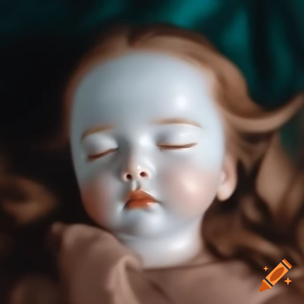 Ultra realistic porcelain angel face from Limoges on Craiyon