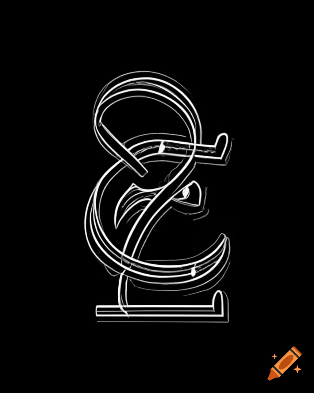 Cursive script 'BU' in Ghibli style on Craiyon