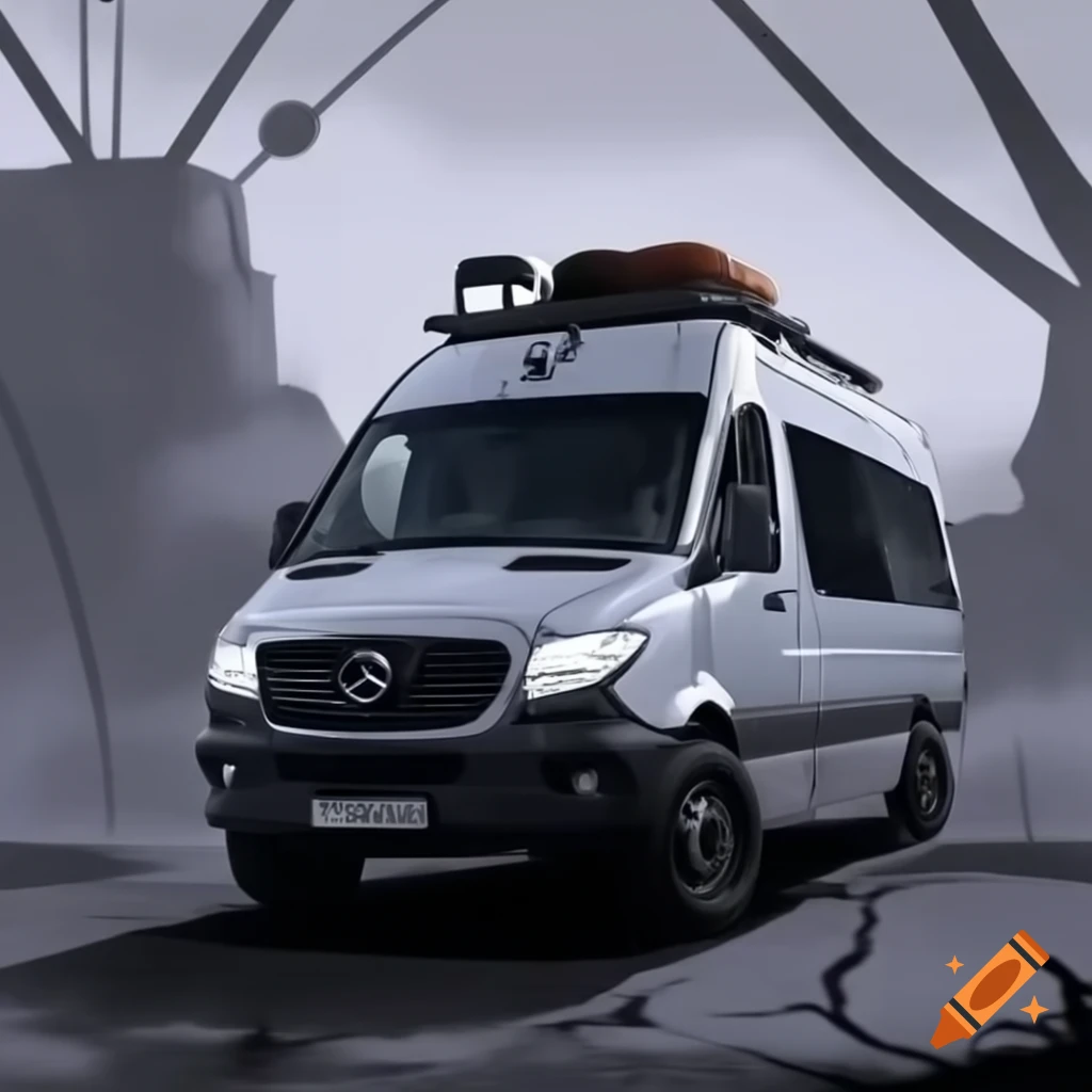 Mercedes Sprinter 907 ready for adventure with rooftop hammock and ...