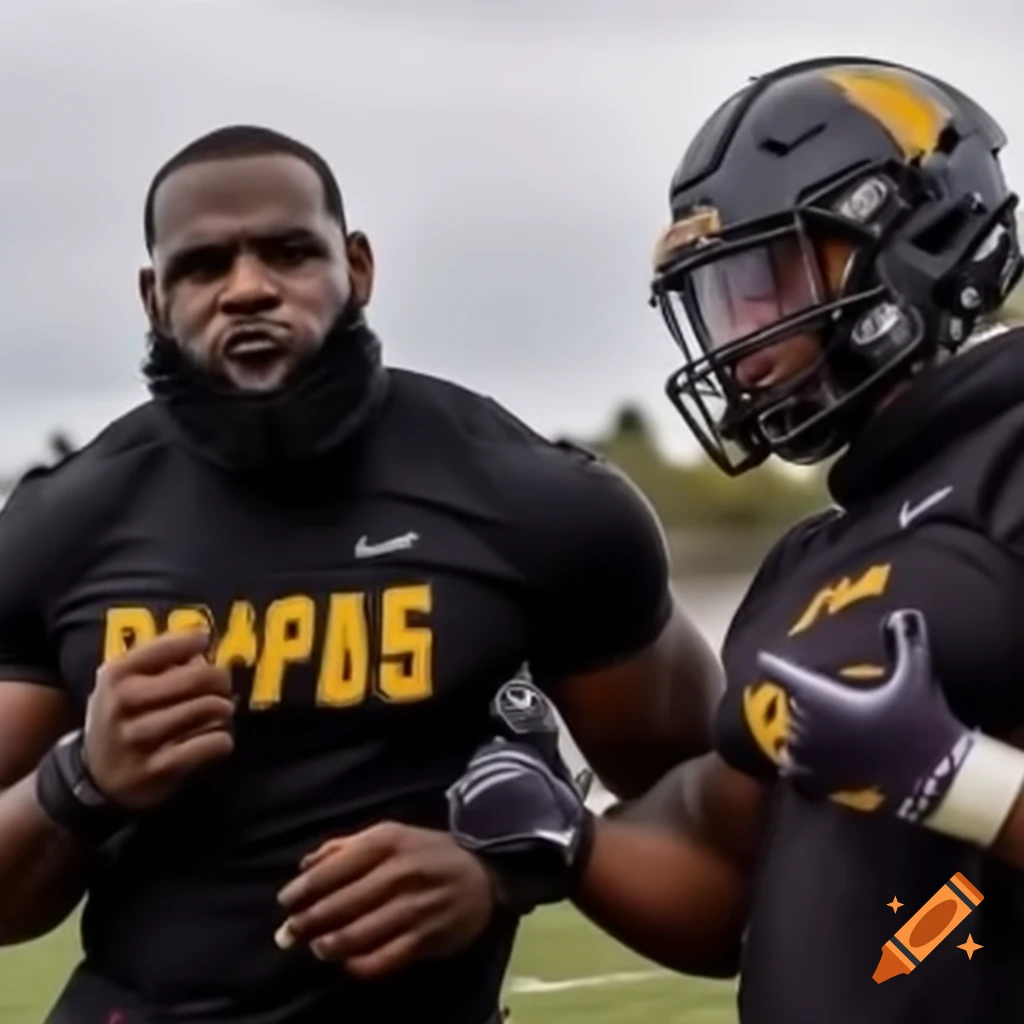 Muscular football players riding tiny Shetland pony on Craiyon