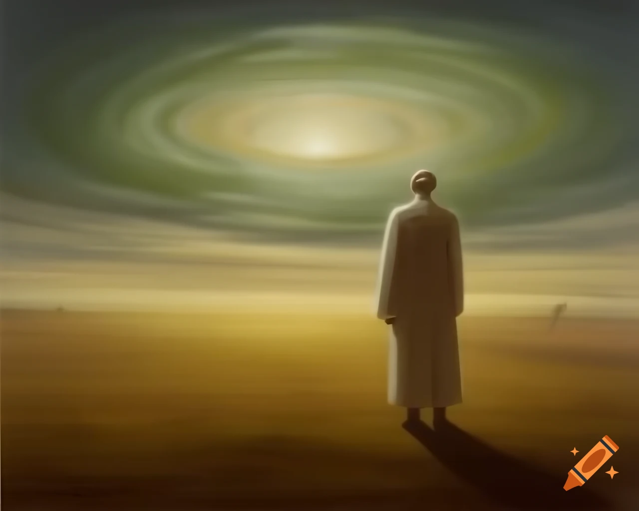 Surreal artwork depicting themes of memory and distance on Craiyon