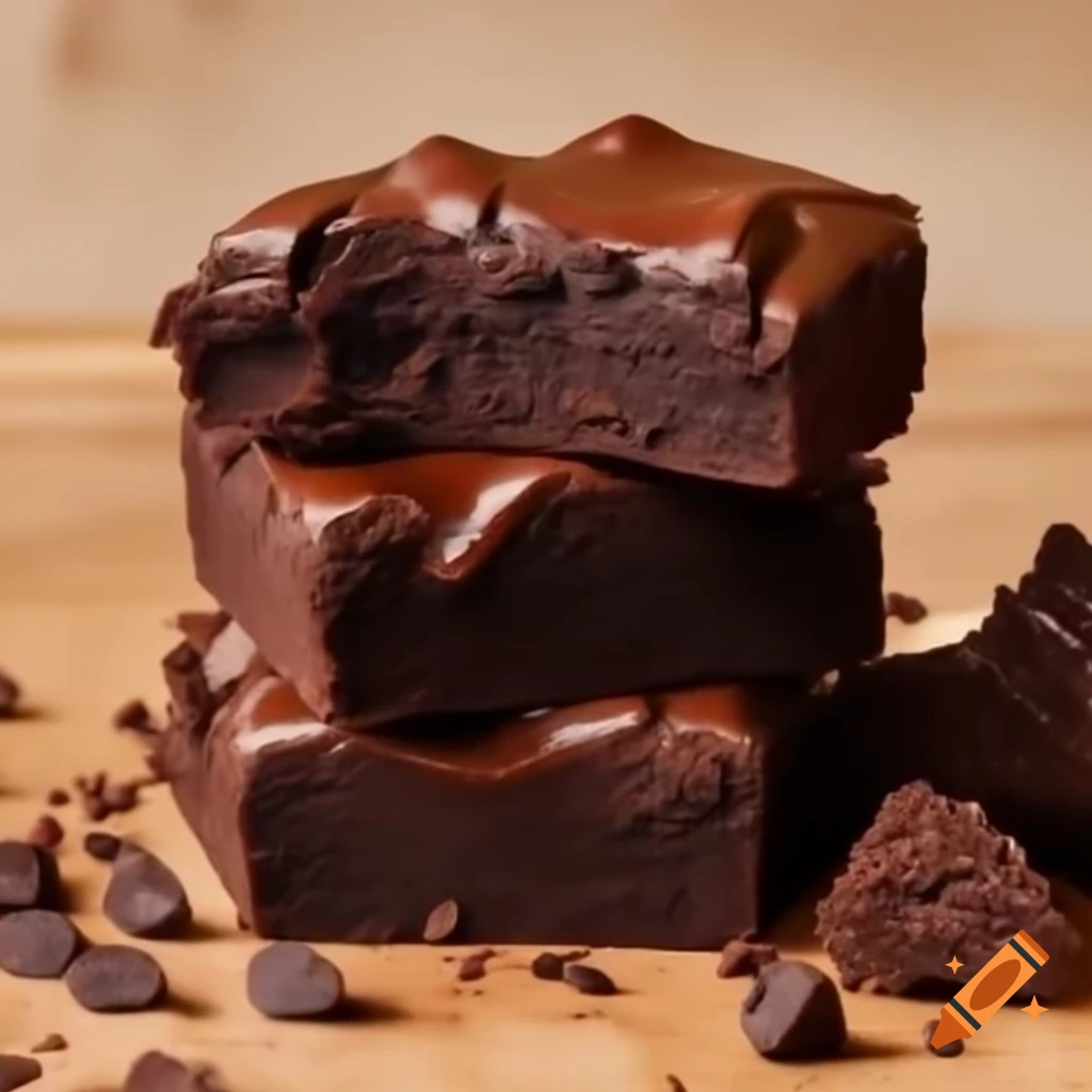 Realistic brownie dessert with rich chocolate texture on Craiyon