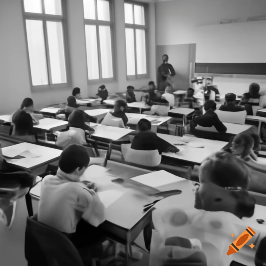 Classroom in France with students engaged in robotics and programming ...