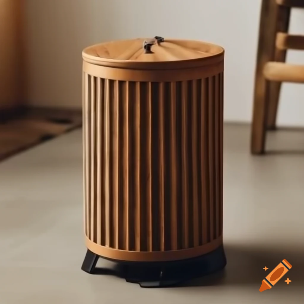 Stylish interior trash can in modern design, available in various ...