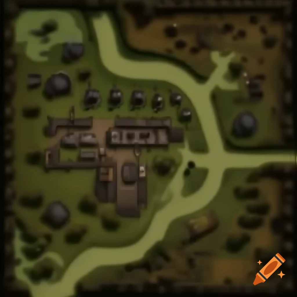 Warhammer Fantasy Roleplay map from Delberz city to Saint Bruno ...