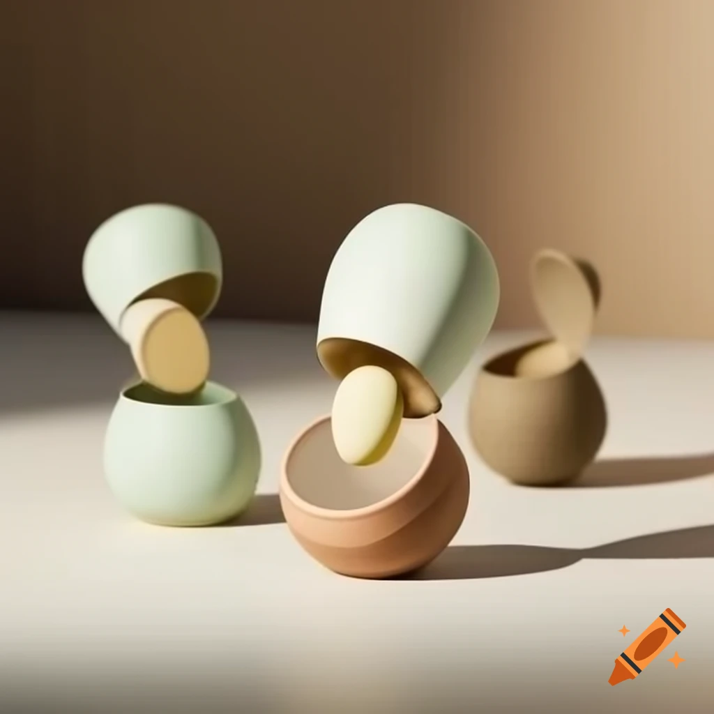 Biodegradable refill pods from BioBlend on natural-toned surface with ...